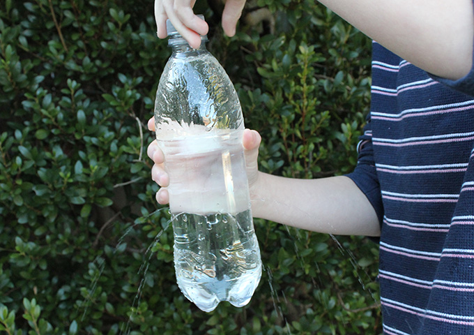 Diy Science Water Bottle Pinhole Prank National Science Week
